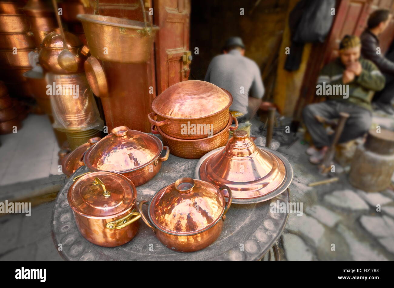 Seffarine square fez morocco Banque de photographies et d’images à ...