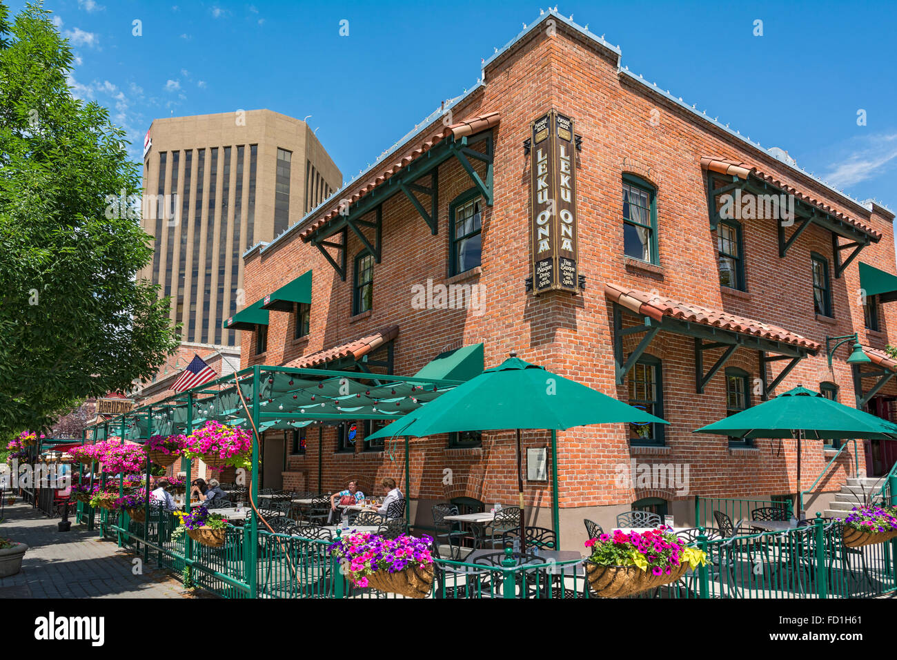 New York, Boise, Basque, Bloc Leku Ona, restaurant Basque Photo Stock ...