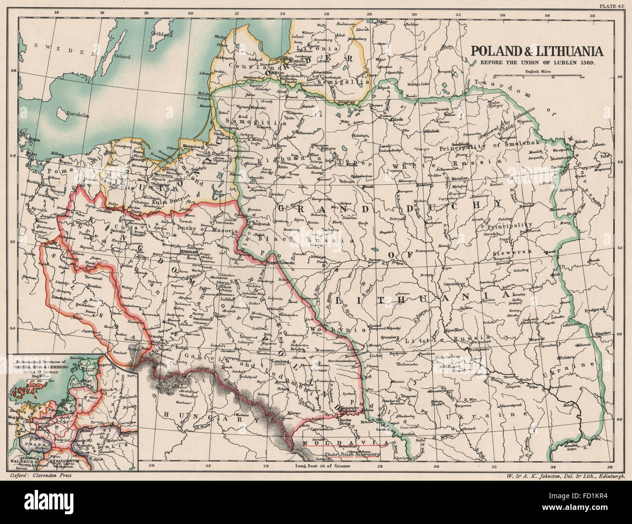 Lublin poland europe map Banque de photographies et d’images à haute ...