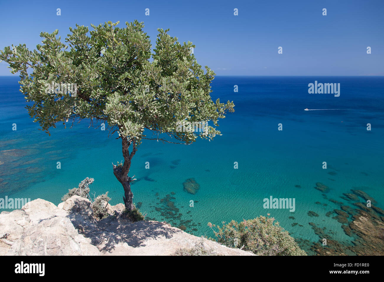 La côte de la mer de l'île de Chypre Photo Stock - Alamy
