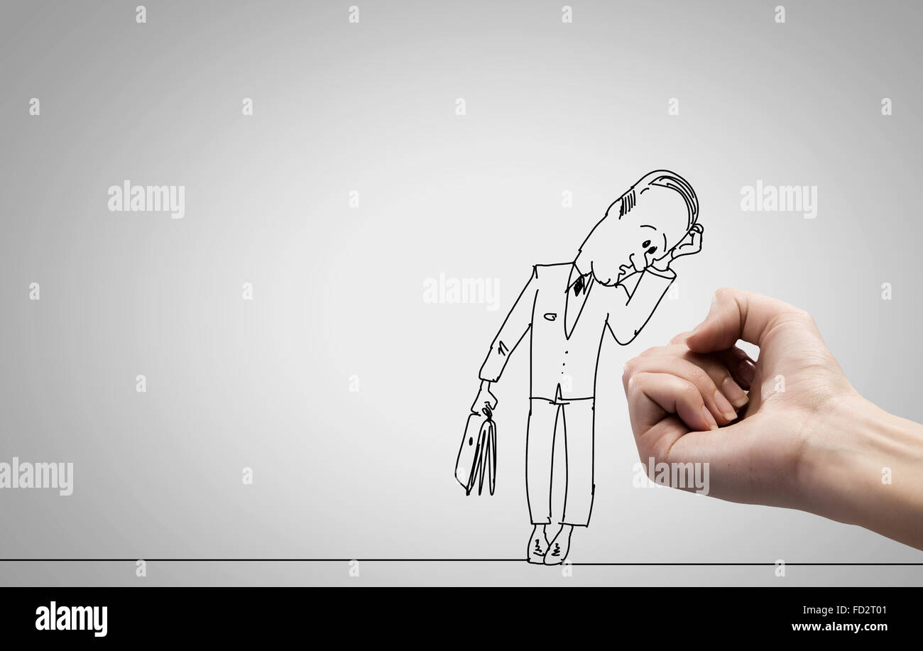 Dessin de croquis au crayon Photo Stock - Alamy