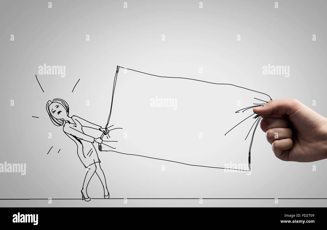 Dessin de croquis au crayon Photo Stock - Alamy