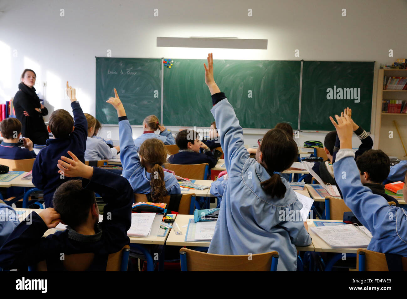 L'école catholique Banque de photographies et d’images à haute ...
