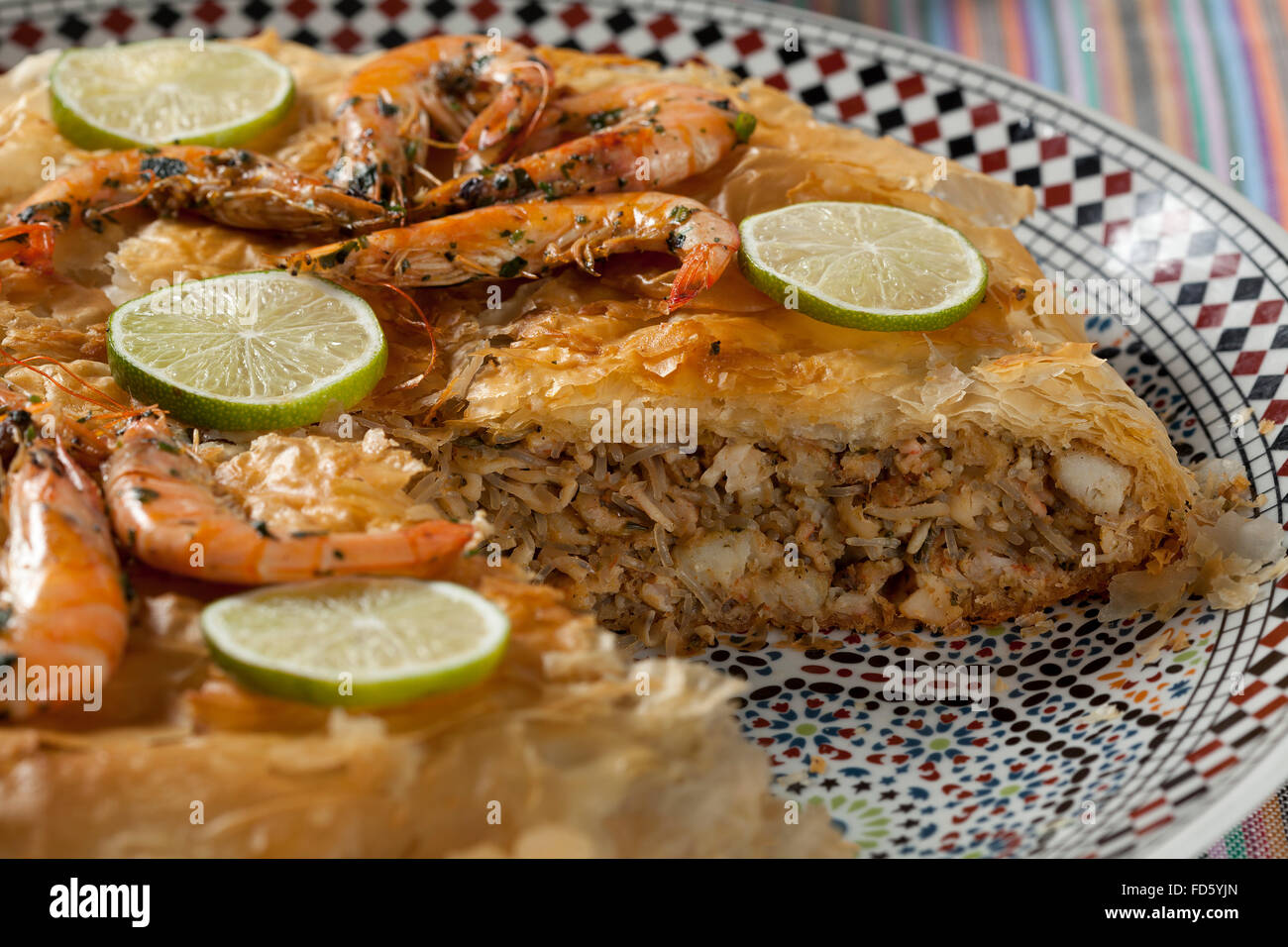 Pastilla De Poisson Marocain Banque d'image et photos - Alamy