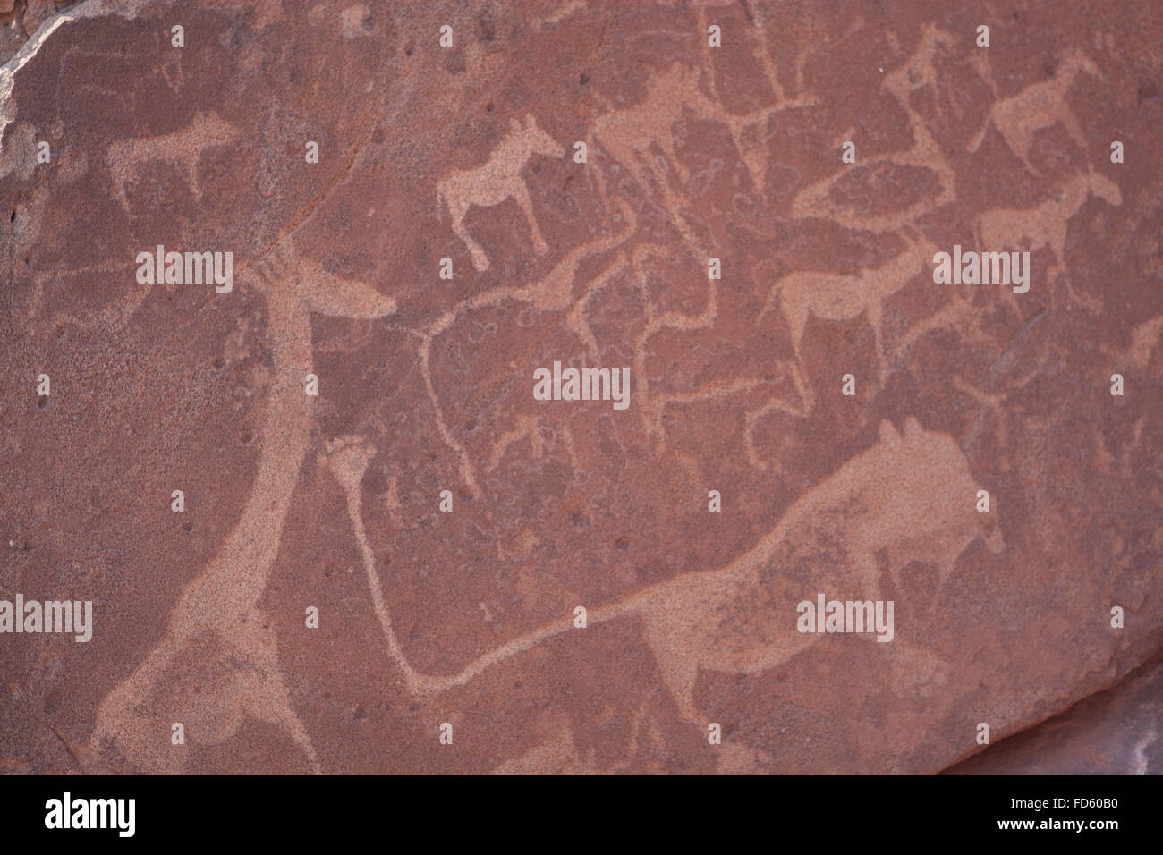 Dessins sur les rochers Banque de photographies et d’images à haute ...