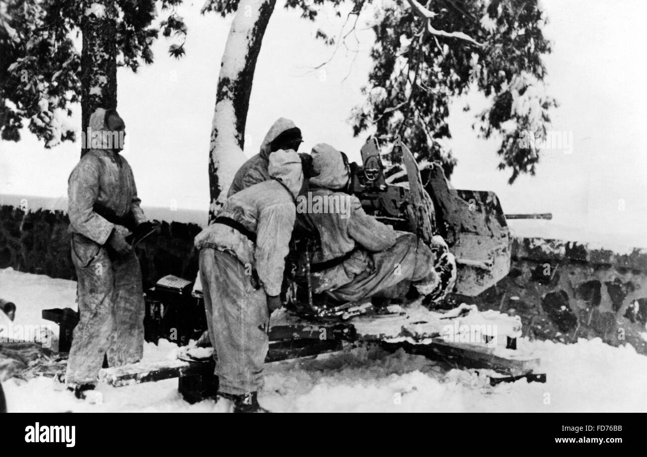 German flak in position in Banque de photographies et d’images à haute ...