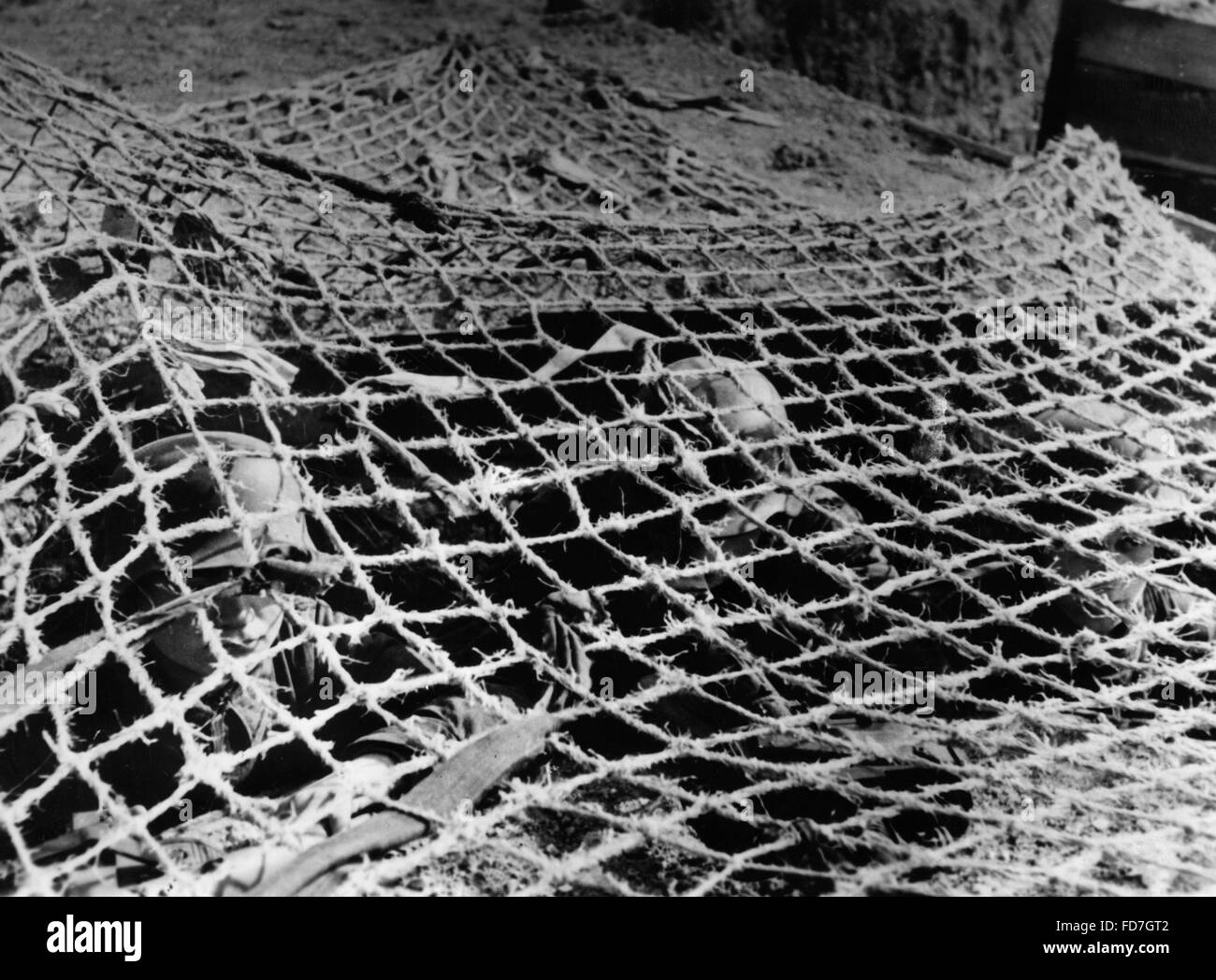 La position allemande sur le mur de l'Atlantique, 1944 Photo Stock - Alamy