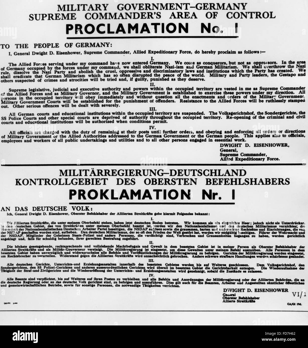 Us army germany 1945 Banque de photographies et d’images à haute ...