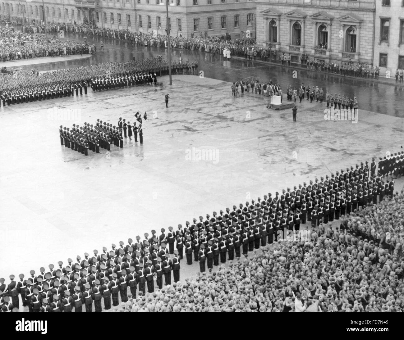 The reich chancellery in wilhelmstrasse in berlin Banque de ...