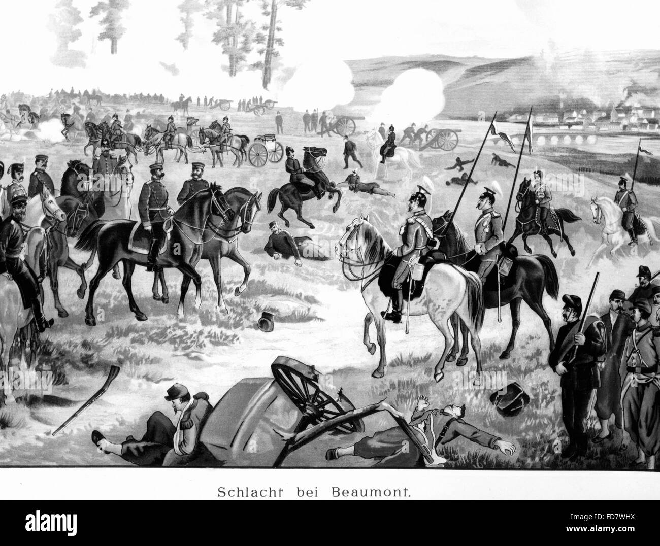 Guerre de 1870 sedan Banque d'images noir et blanc - Alamy