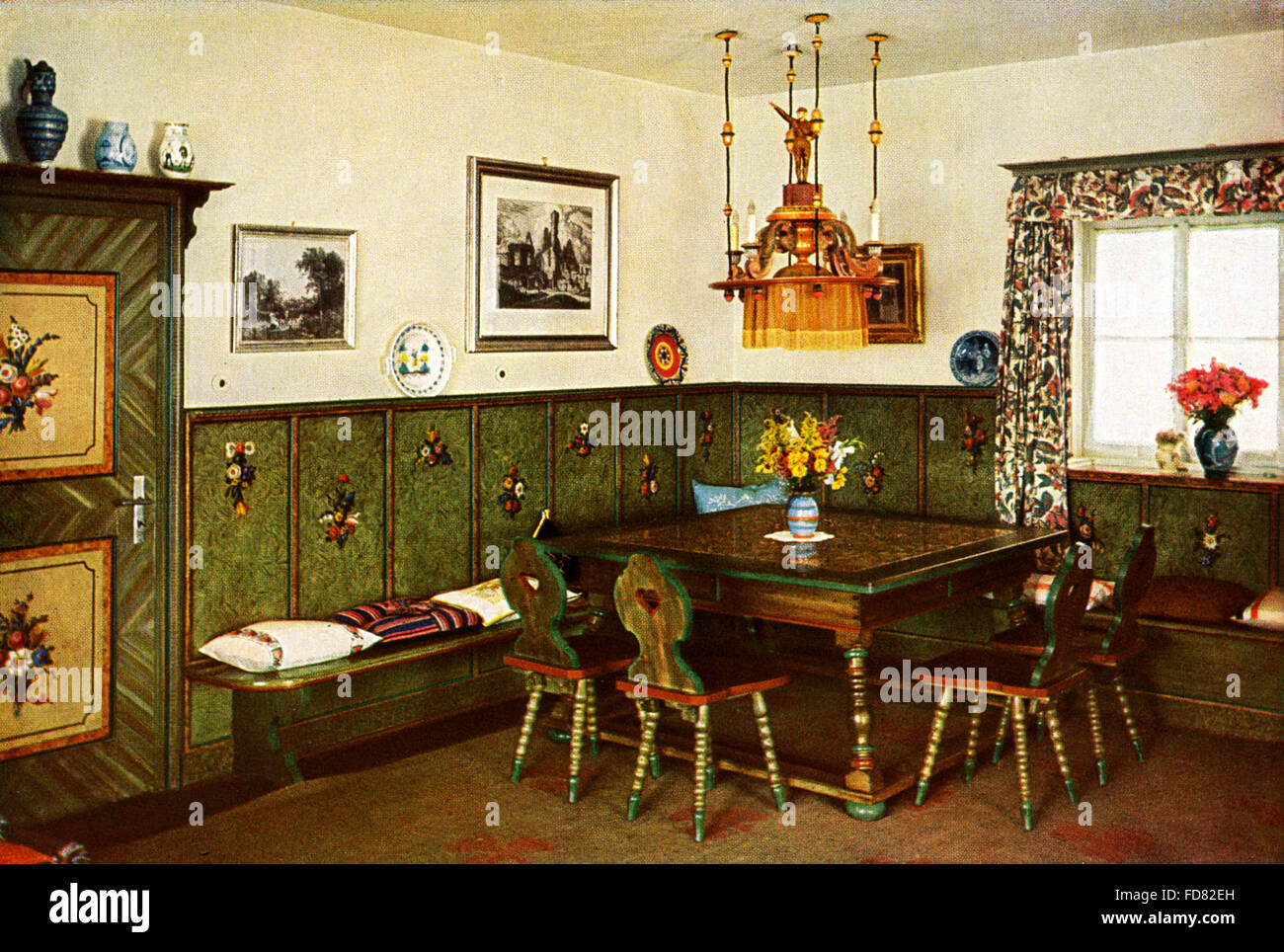 La maison d'Adolf Hitler dans les Alpes bavaroises, 1930 Photo Stock ...