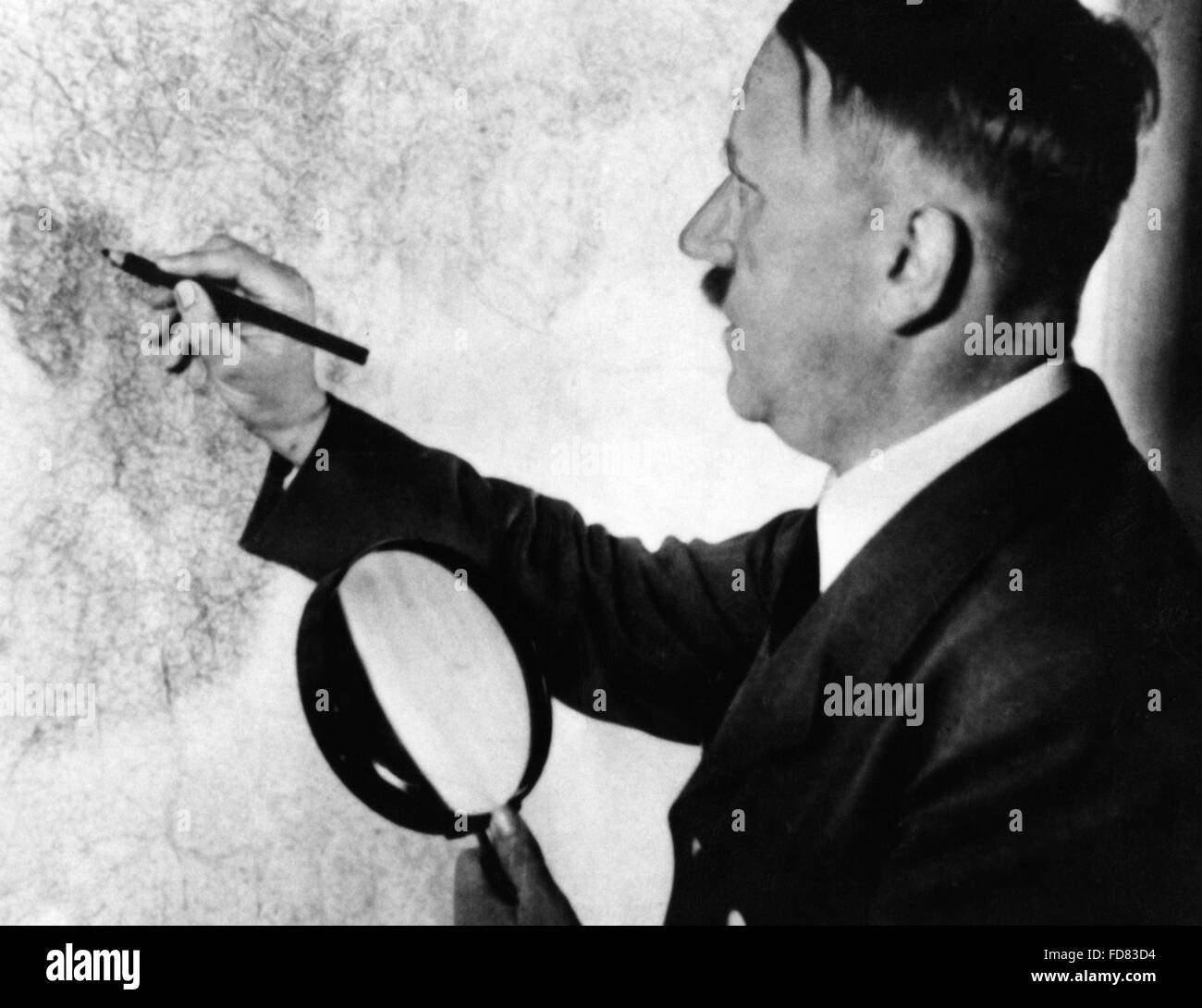 Adolf Hitler au siège de Wolf's Lair, 1943 Photo Stock - Alamy