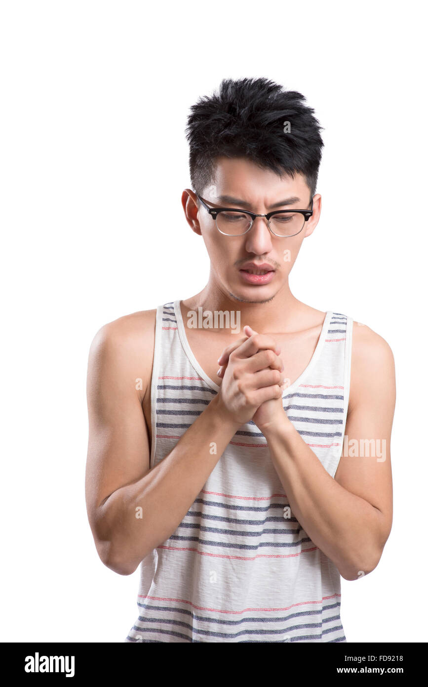 Les jeunes et les inquiets Banque de photographies et d’images à haute ...