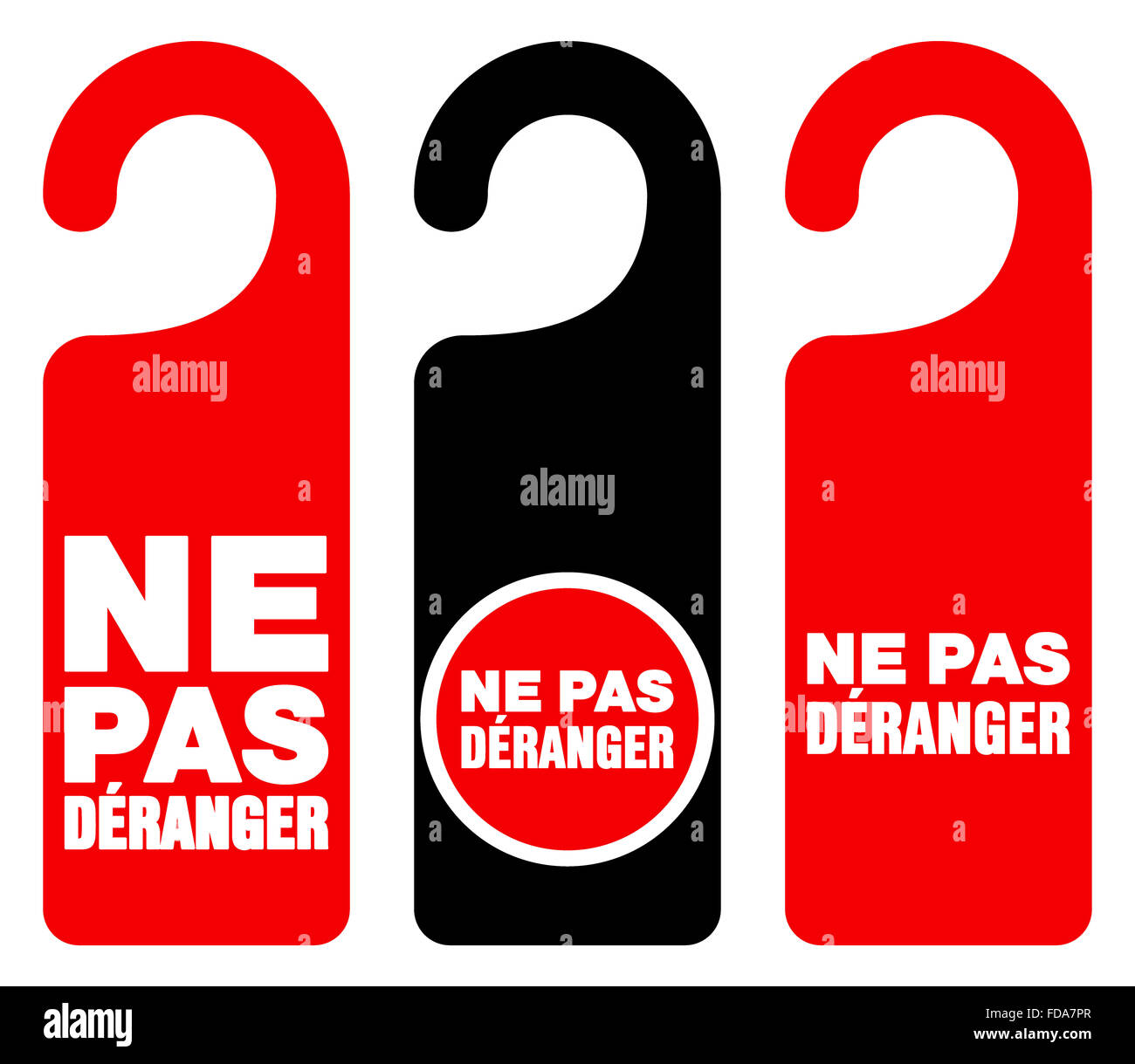 Ne pas deranger les signes ne pas déranger Photo Stock - Alamy