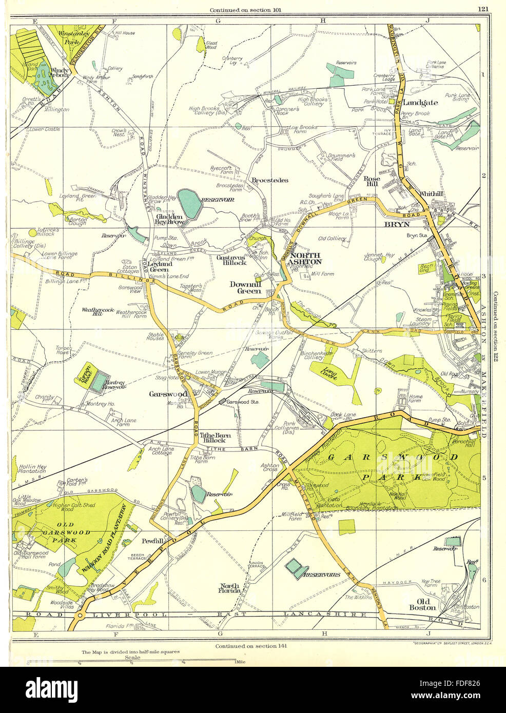 Mappa di boston sud Banque de photographies et d’images à haute ...