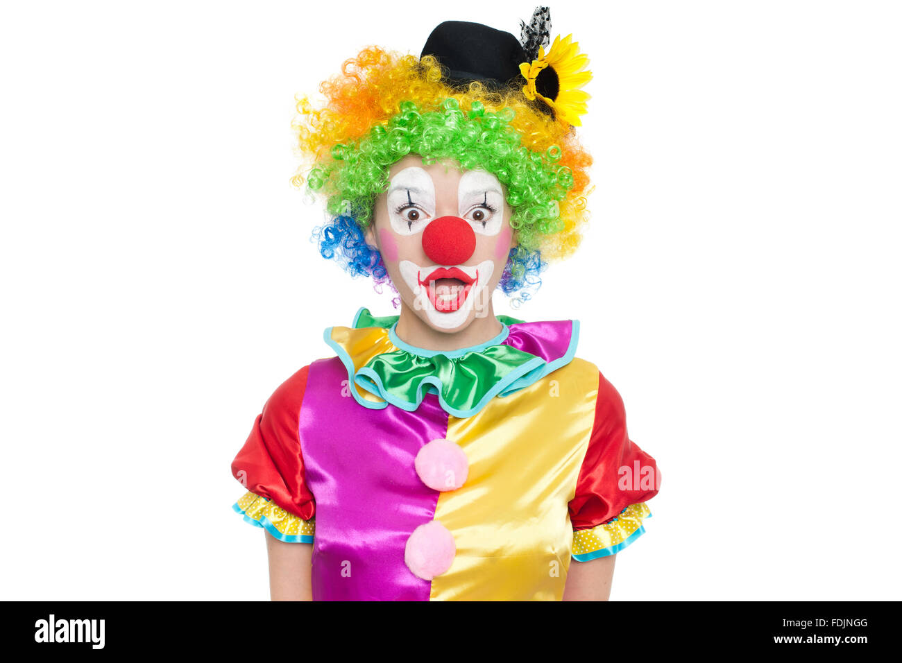 Femme clown cirque Banque de photographies et d’images à haute ...