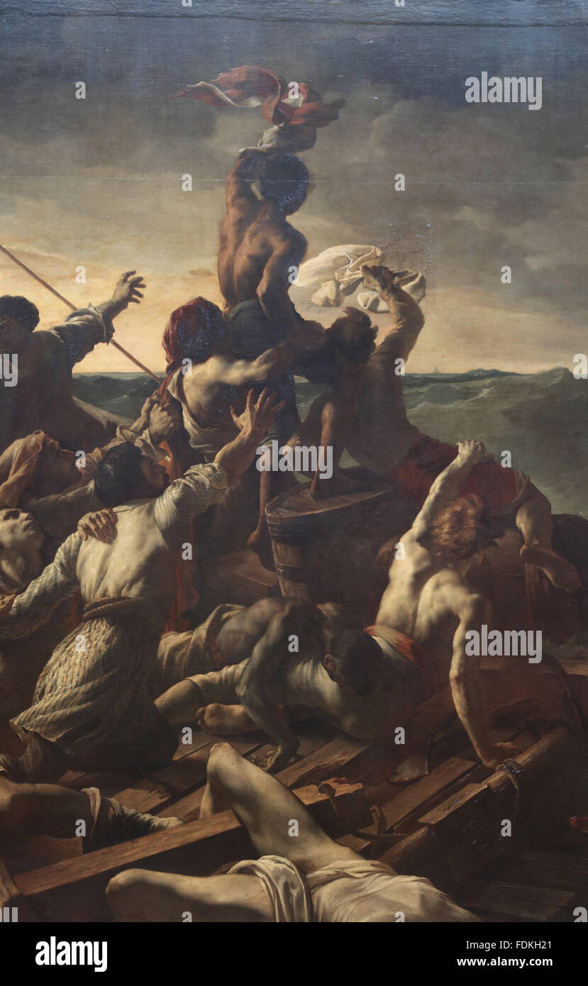 Le Radeau de la Méduse par le peintre français Théodore Gericault (1791 ...