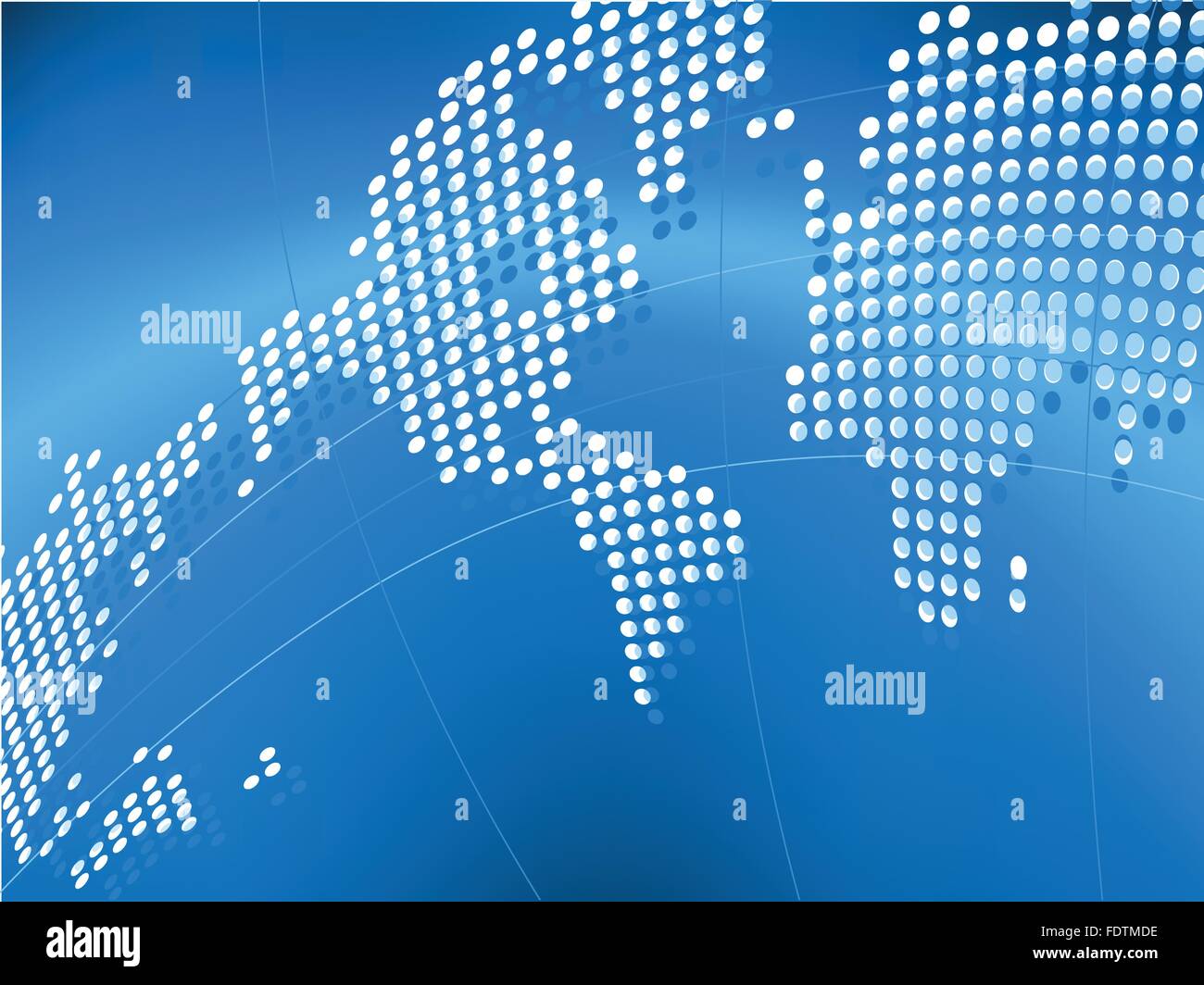 Concept technical background world map Banque d'images vectorielles ...