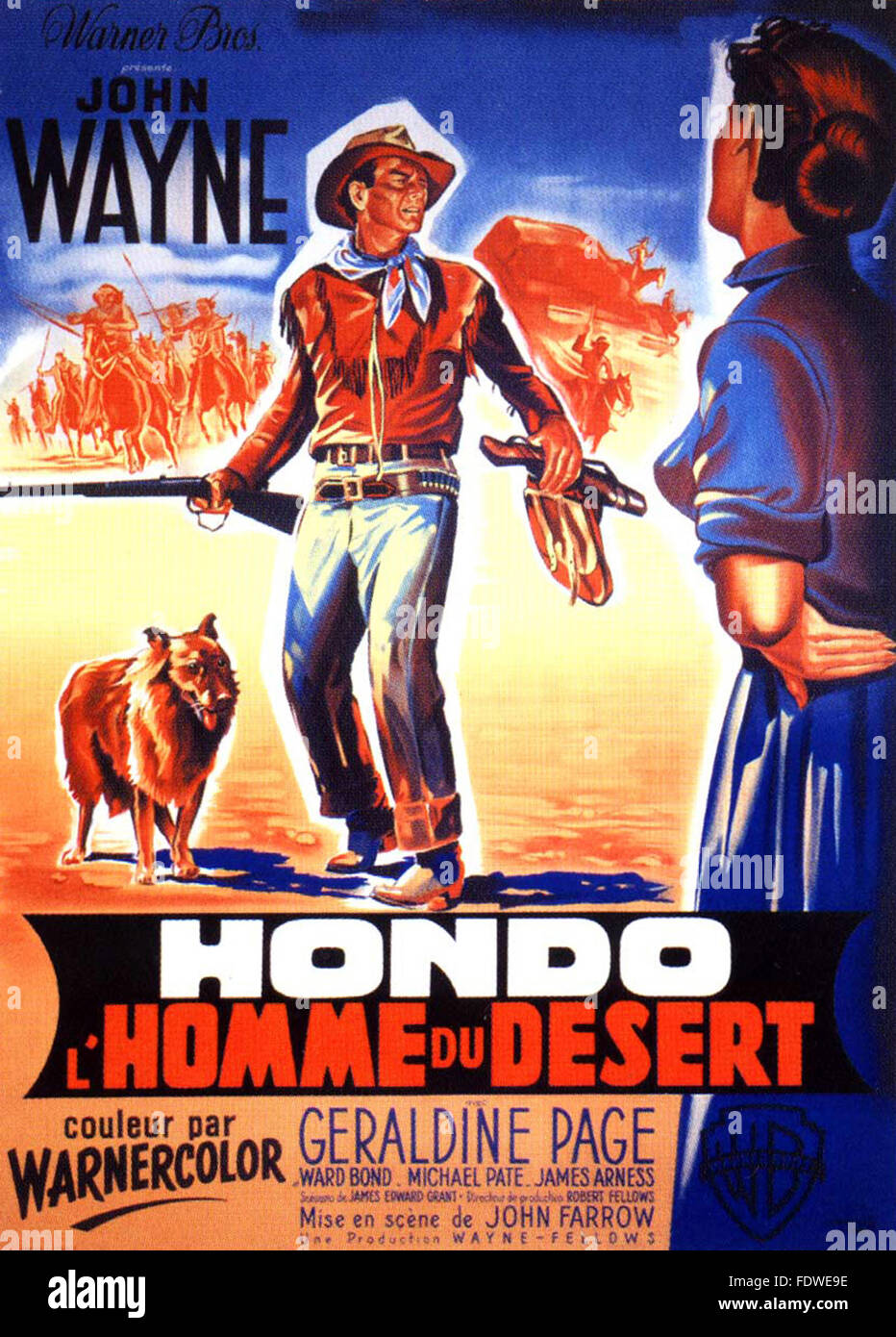 Hondo movie poster Banque de photographies et d’images à haute ...