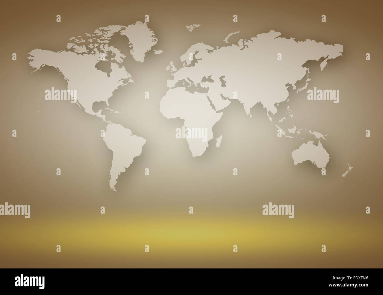 Carte du monde avec des continents sur l'illustration background Photo ...