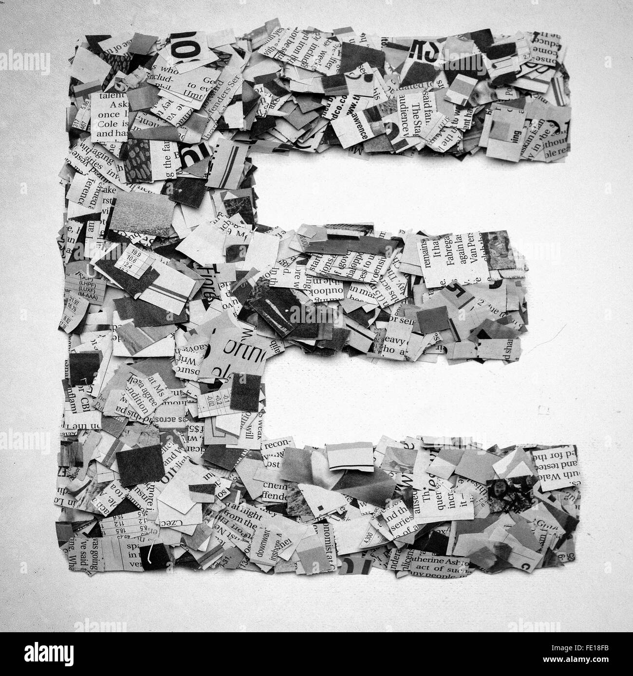 Lettre de texte e journal de nouvelles Banque de photographies et d ...