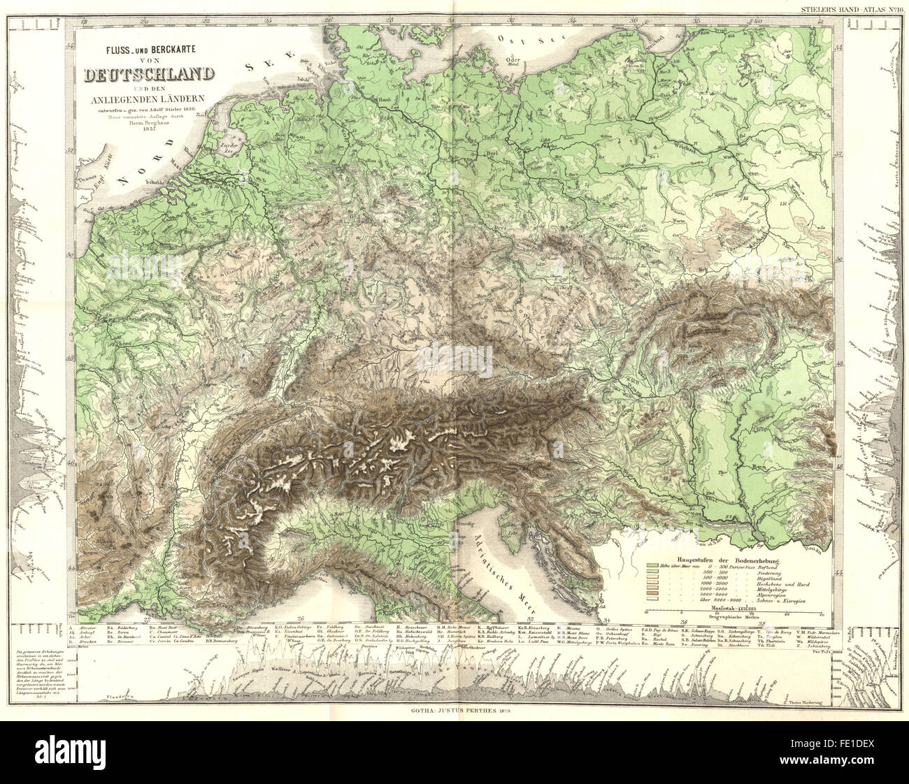 Germany deutschland europe map Banque de photographies et d’images à ...