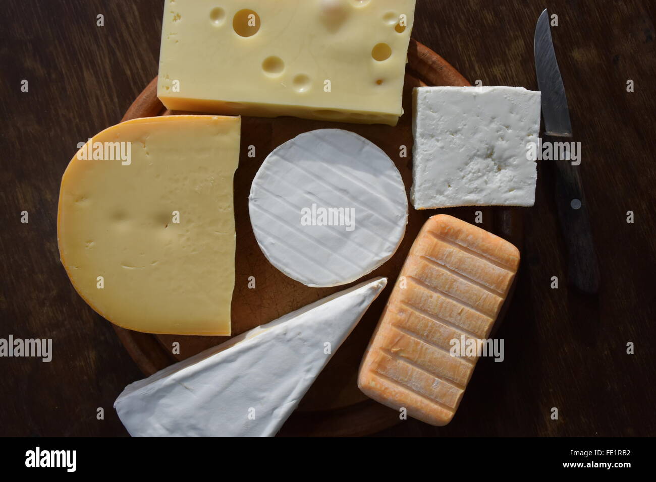Quelques différentes sortes de fromage Photo Stock - Alamy
