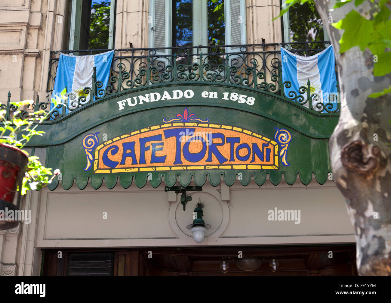 Signe de café tortoni Banque de photographies et d’images à haute ...