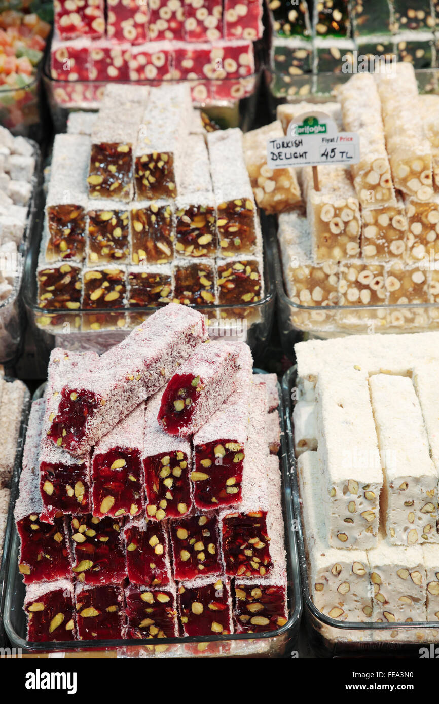 Lokum turkish delight istanbul turkey Banque de photographies et d ...