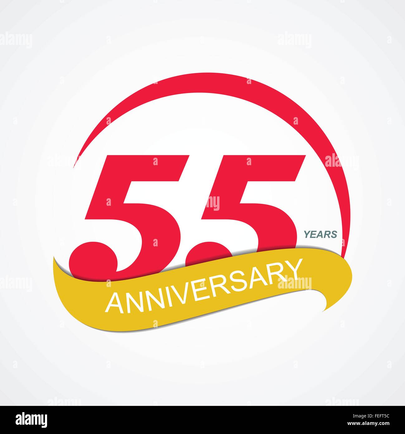 Logo anniversaire 55 ans Banque de photographies et d’images à haute résolution - Alamy
