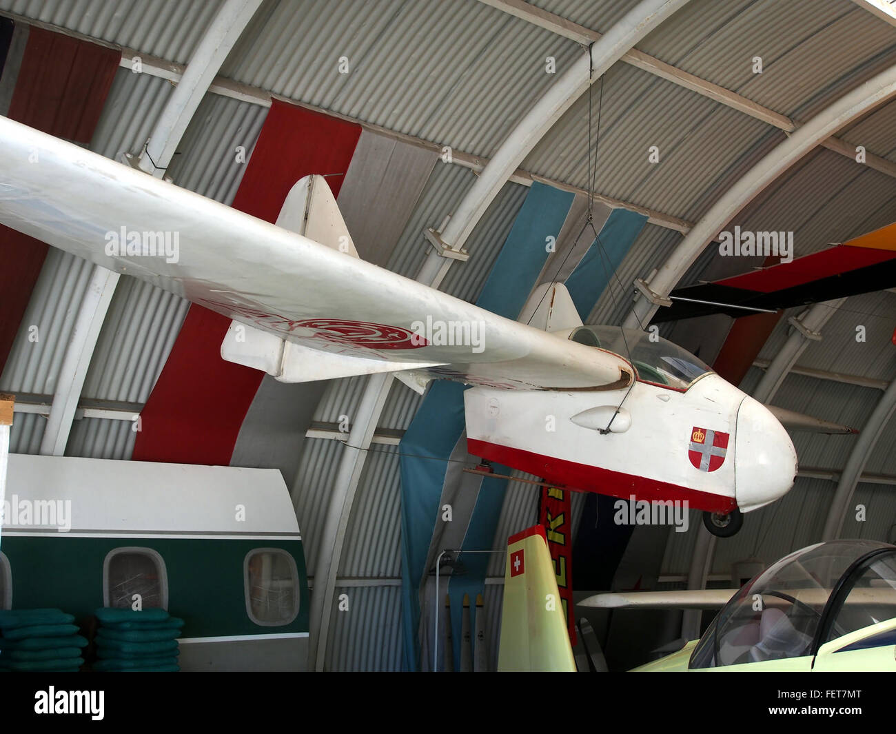 Le d-8290 Fauvel AV.36 Segelflugzeug, un planeur, est exposé à l ...