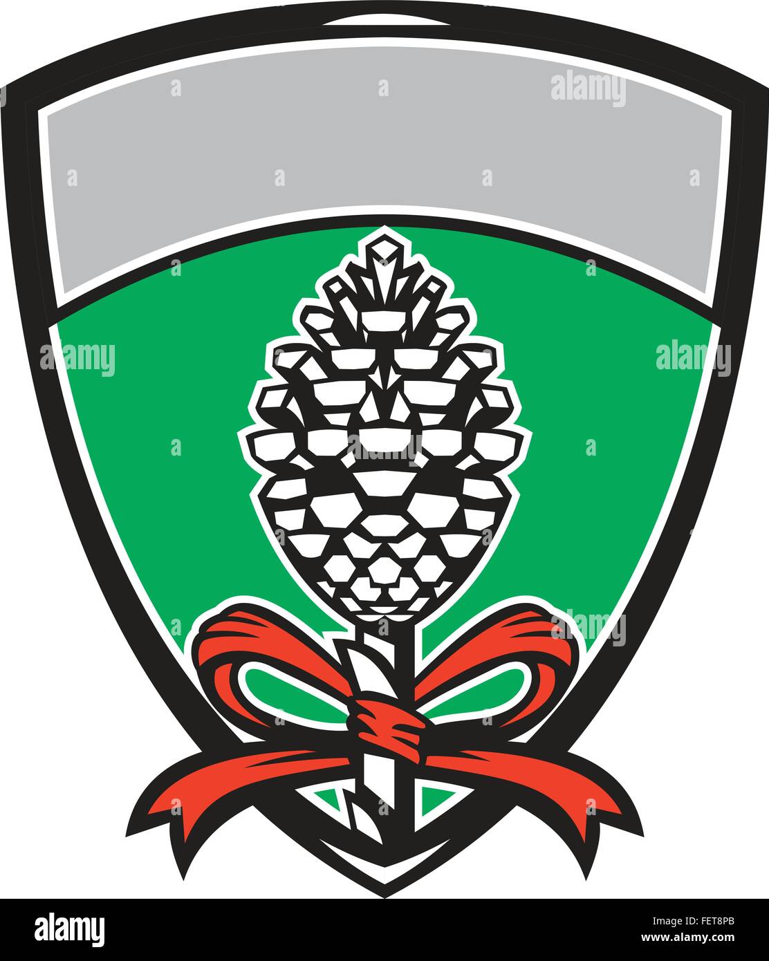 Illustration d'un thyrse un personnel de fenouil géant garni de cône de ...