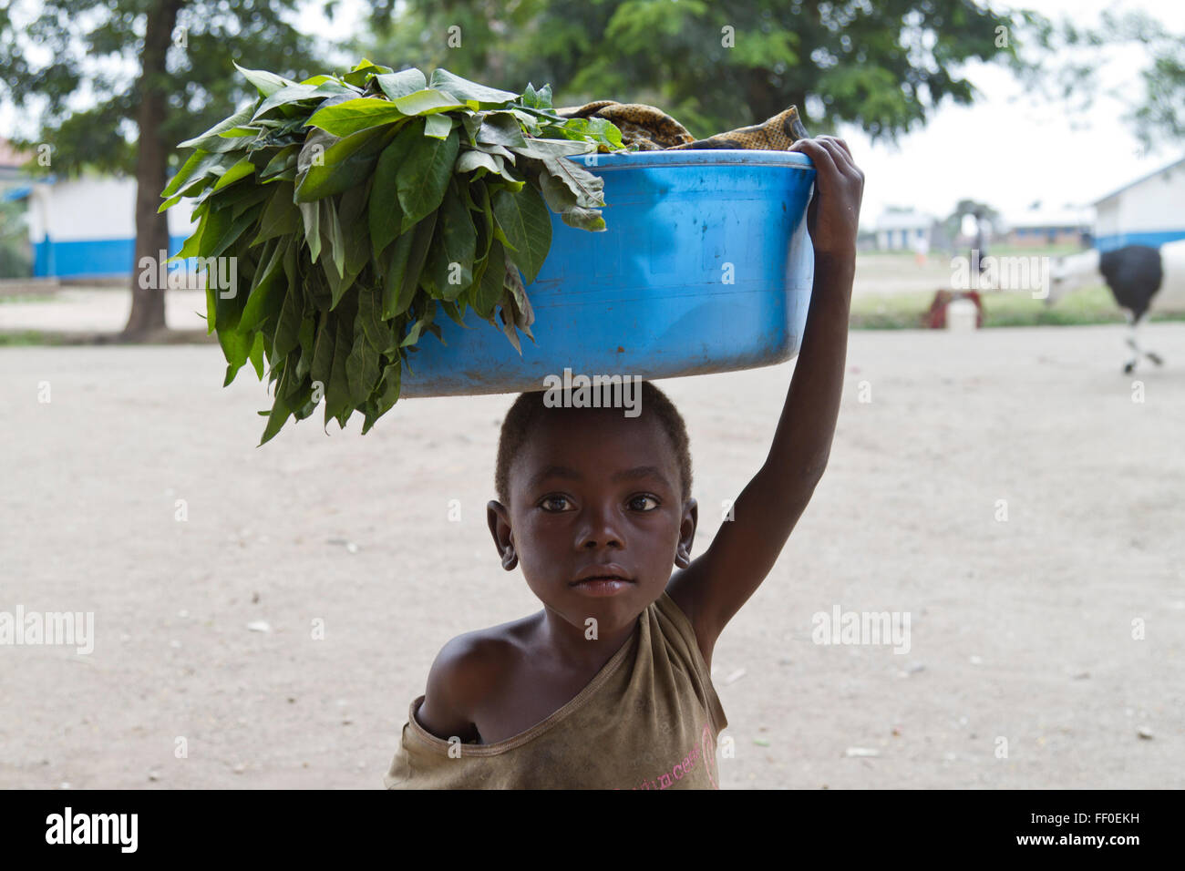 Kid à Kiwanja, Rutshuru, Nord-Kivu, République démocratique du Congo ...