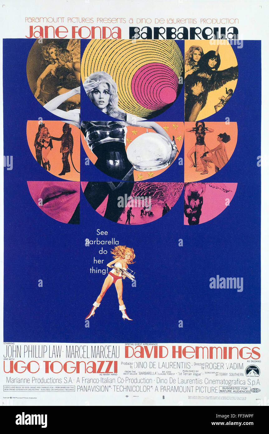 Barbarella movie poster Banque de photographies et d’images à haute ...