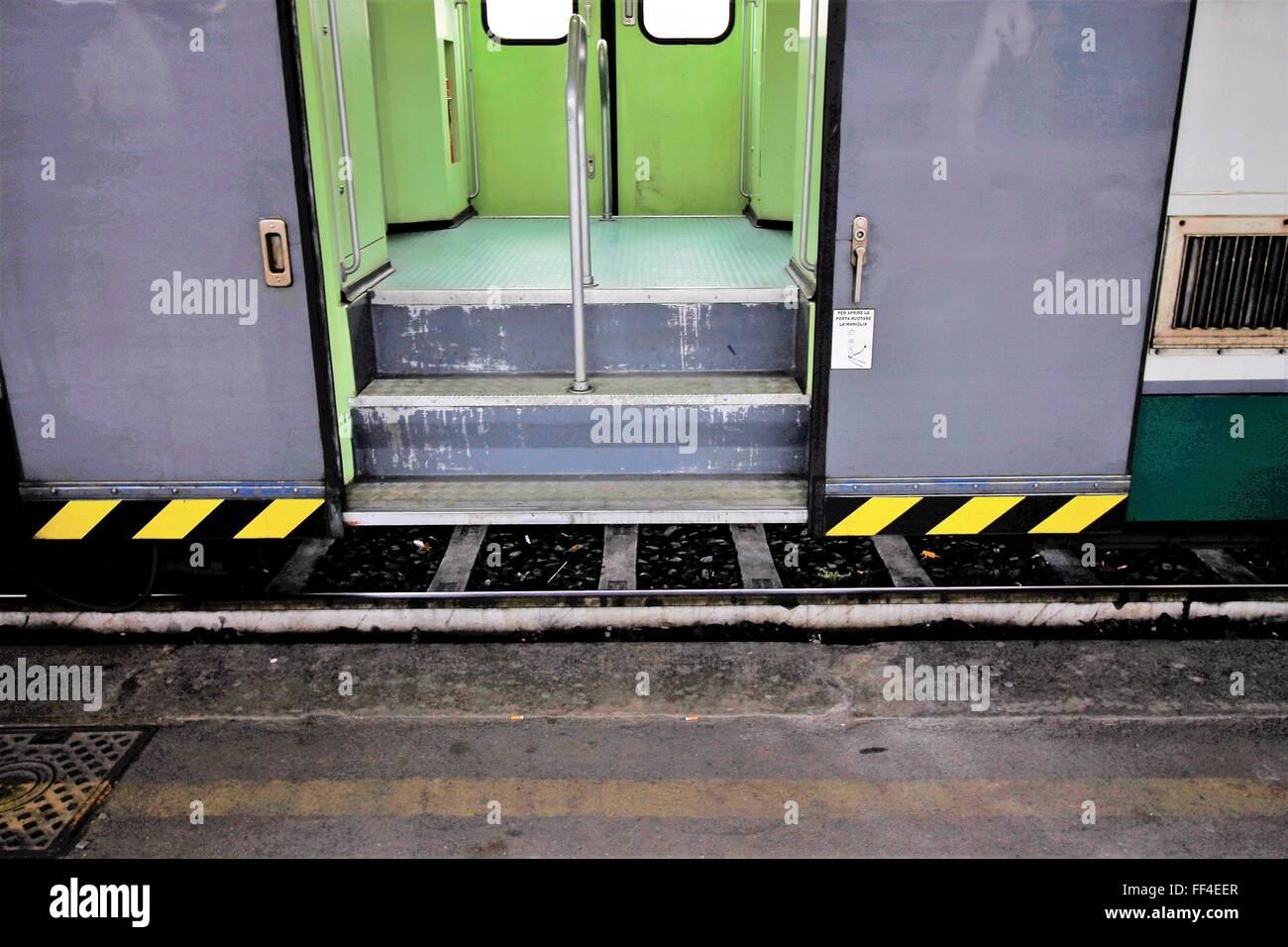 Inside of the train wagon Banque de photographies et d’images à haute ...