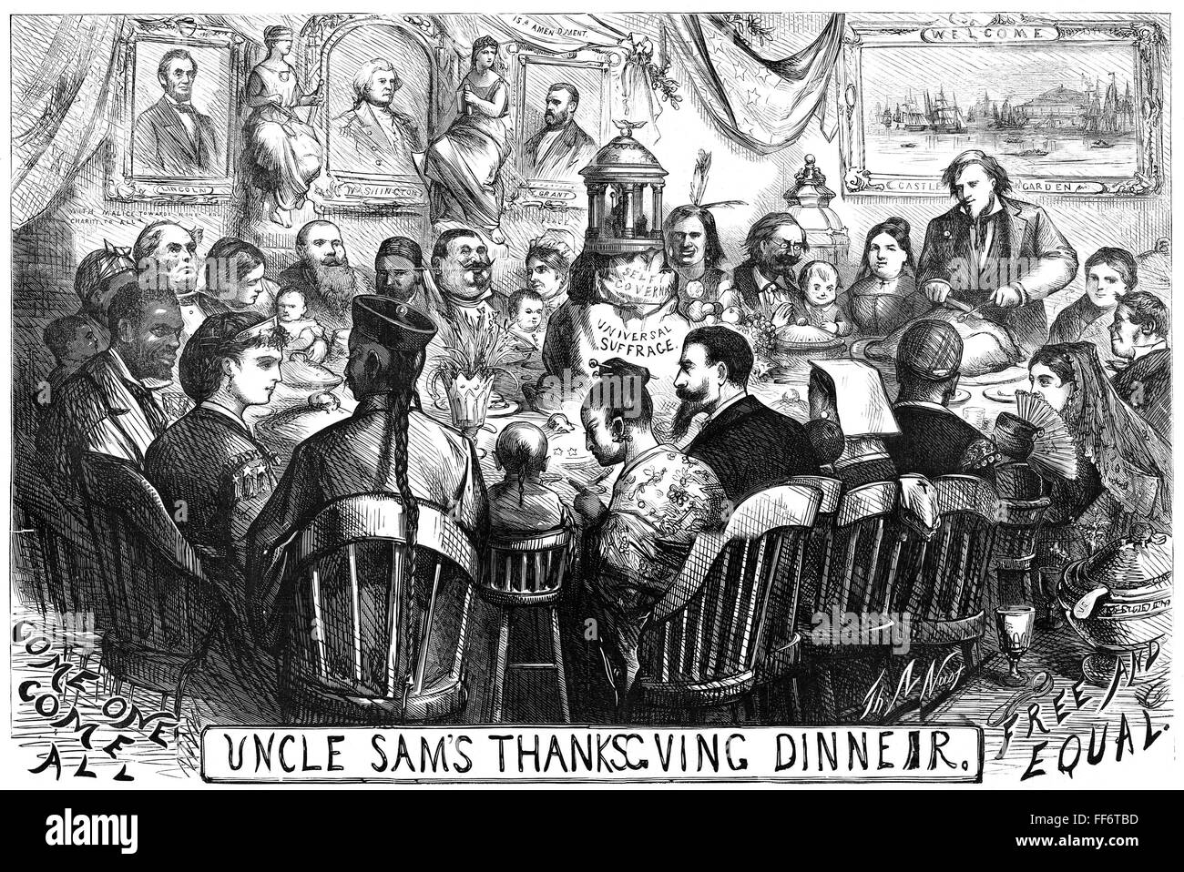 Thomas nast dessin animé Banque de photographies et d’images à haute ...