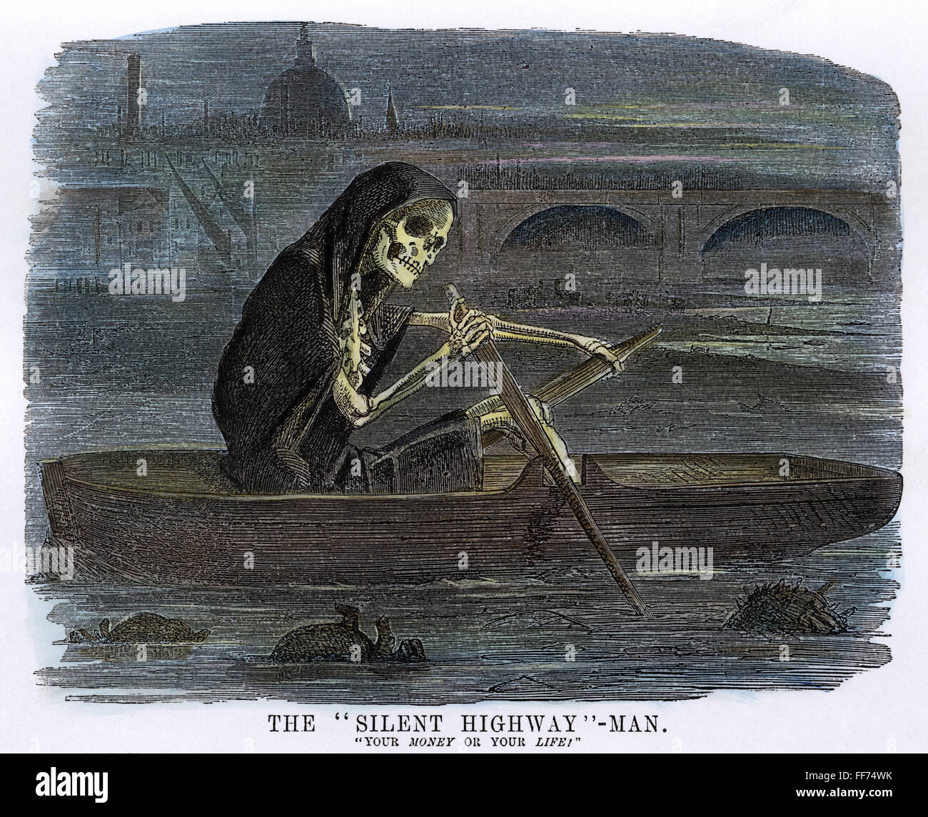 POLLUTION : RIVIÈRE THAMES. NCartoon /sur la pollution de l'état de la ...