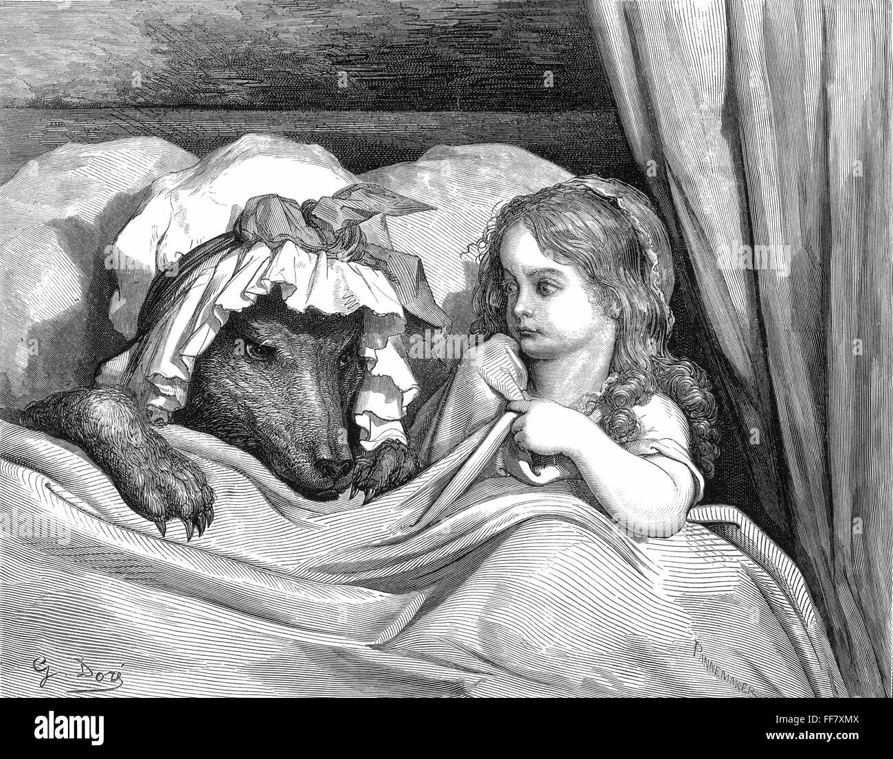 Le PETIT CHAPERON ROUGE. /Nla le loup et le Petit Chaperon Rouge. La ...