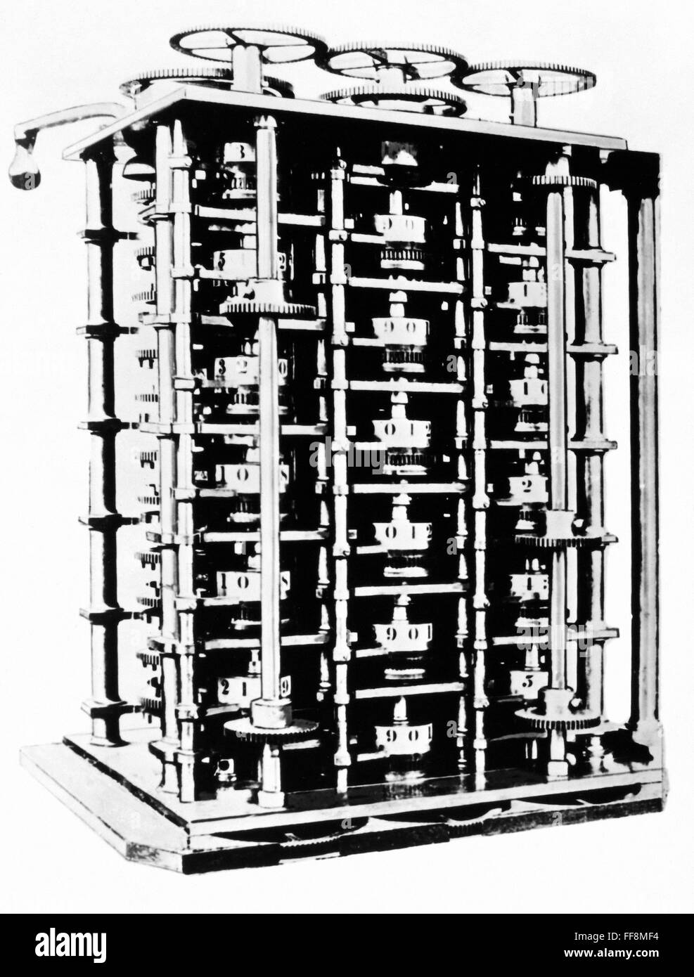 Calculateur de Babbage. /NCharles différence de Babbage, moteur ou ...