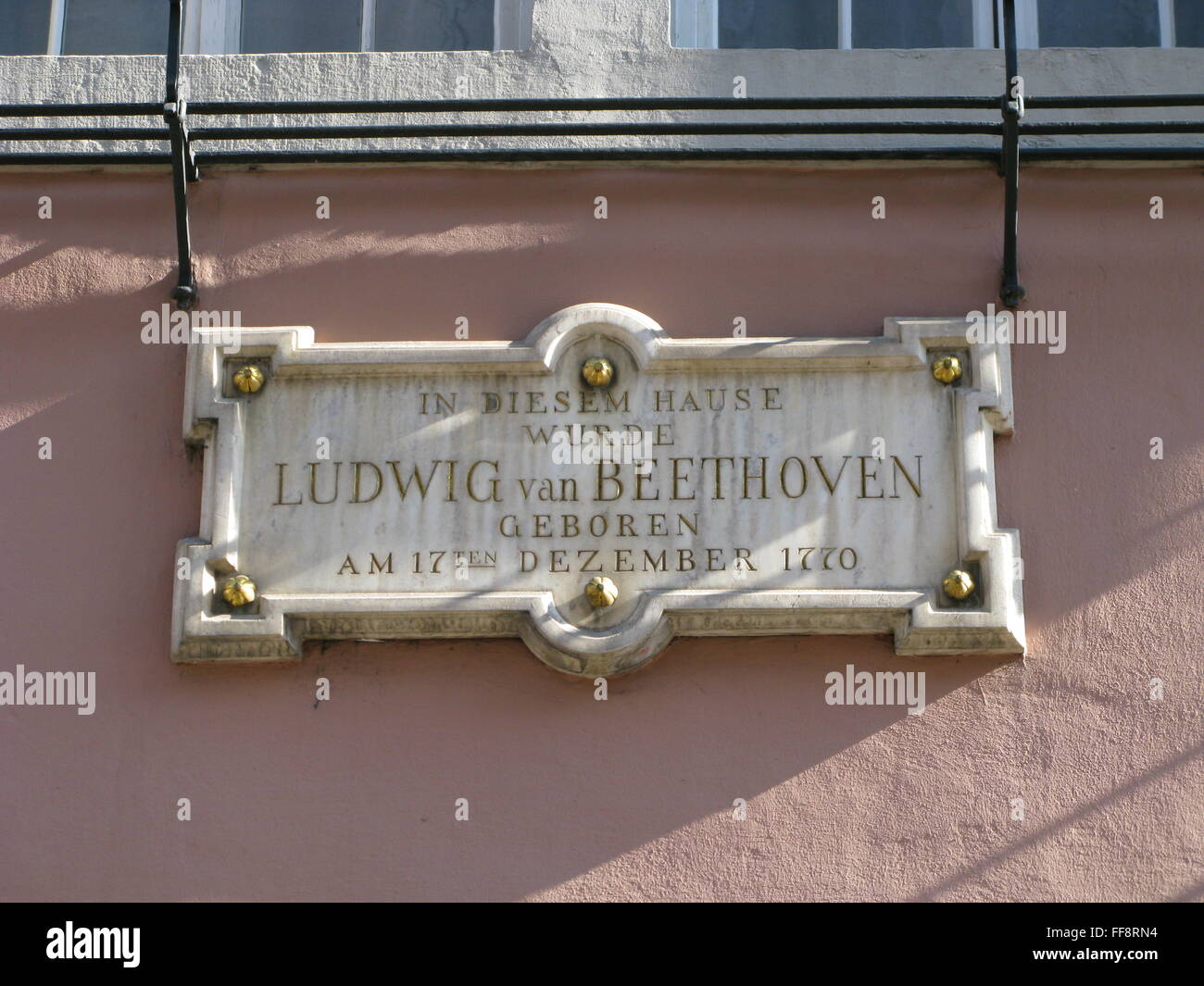 La maison de naissance de Ludwig van Beethoven à Bonn, Allemagne Photo ...