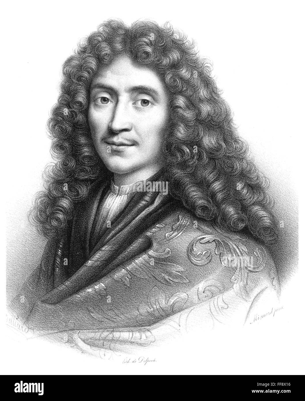 Molière (1622-1673). /NPseudonym de Jean Baptiste Poquelin. L'acteur et ...