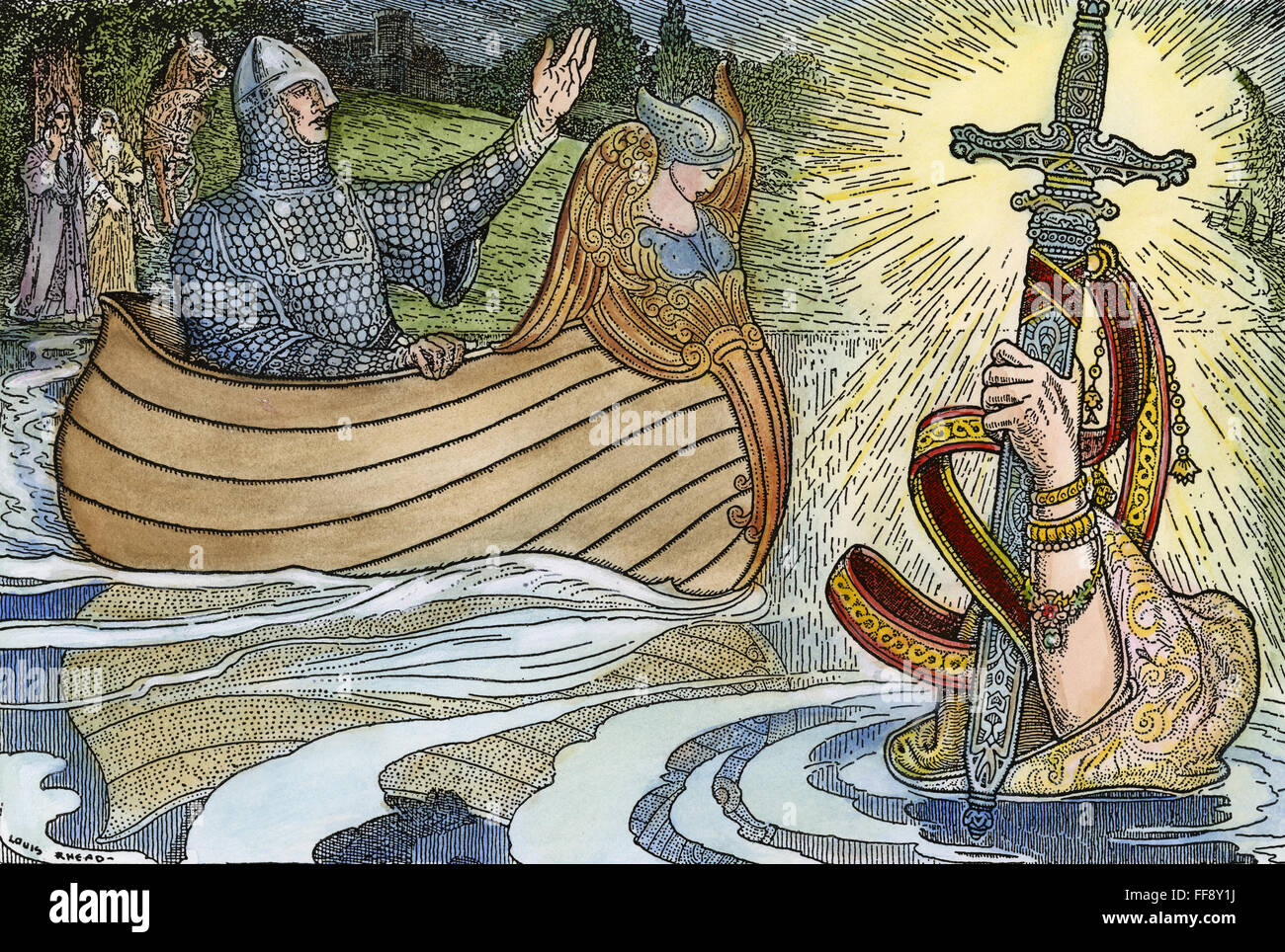 Arthur et excalibur Banque de photographies et d’images à haute ...