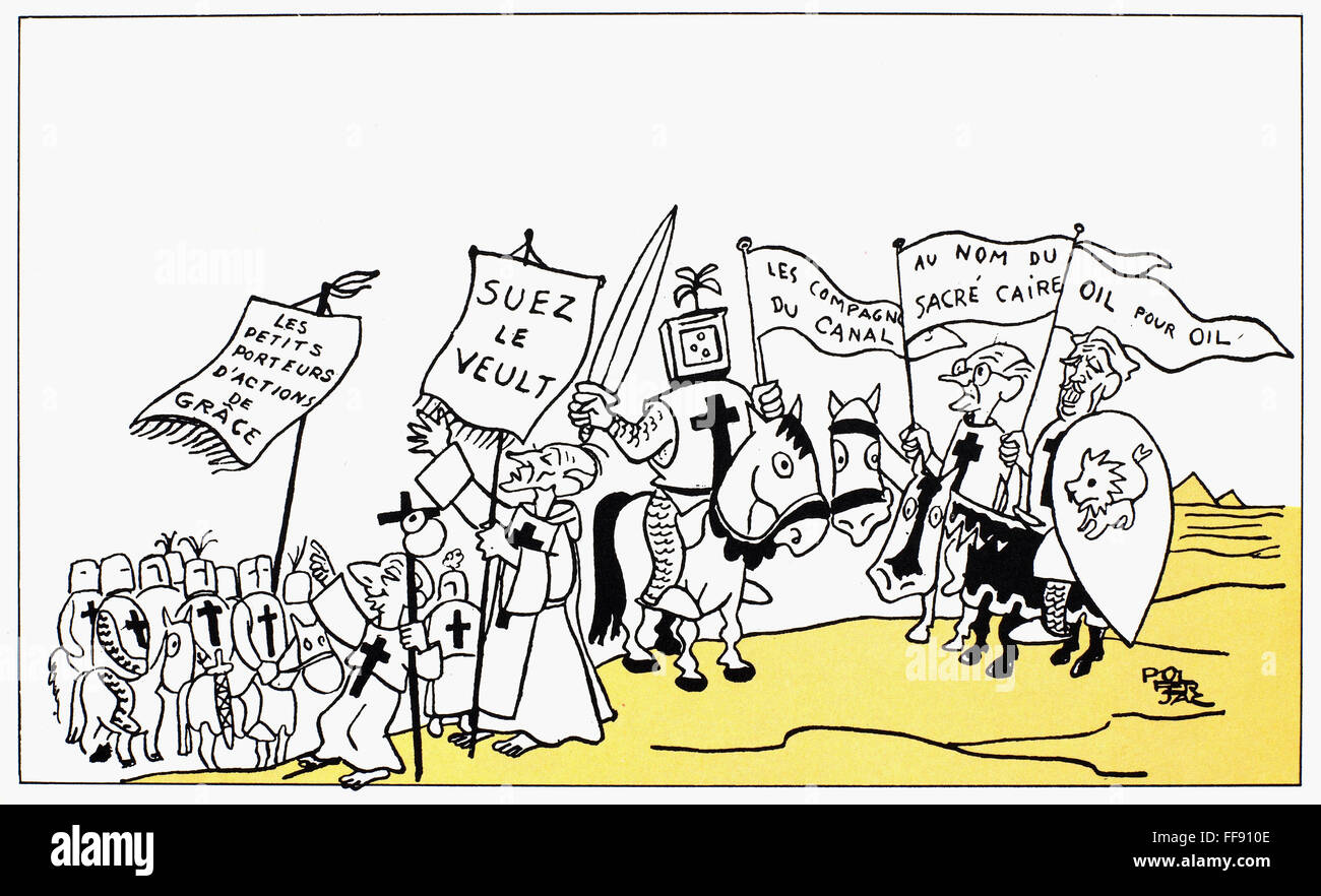 Egypte : LA CRISE DE SUEZ, 1956. /N'Embarquement sur la nouvelle ...