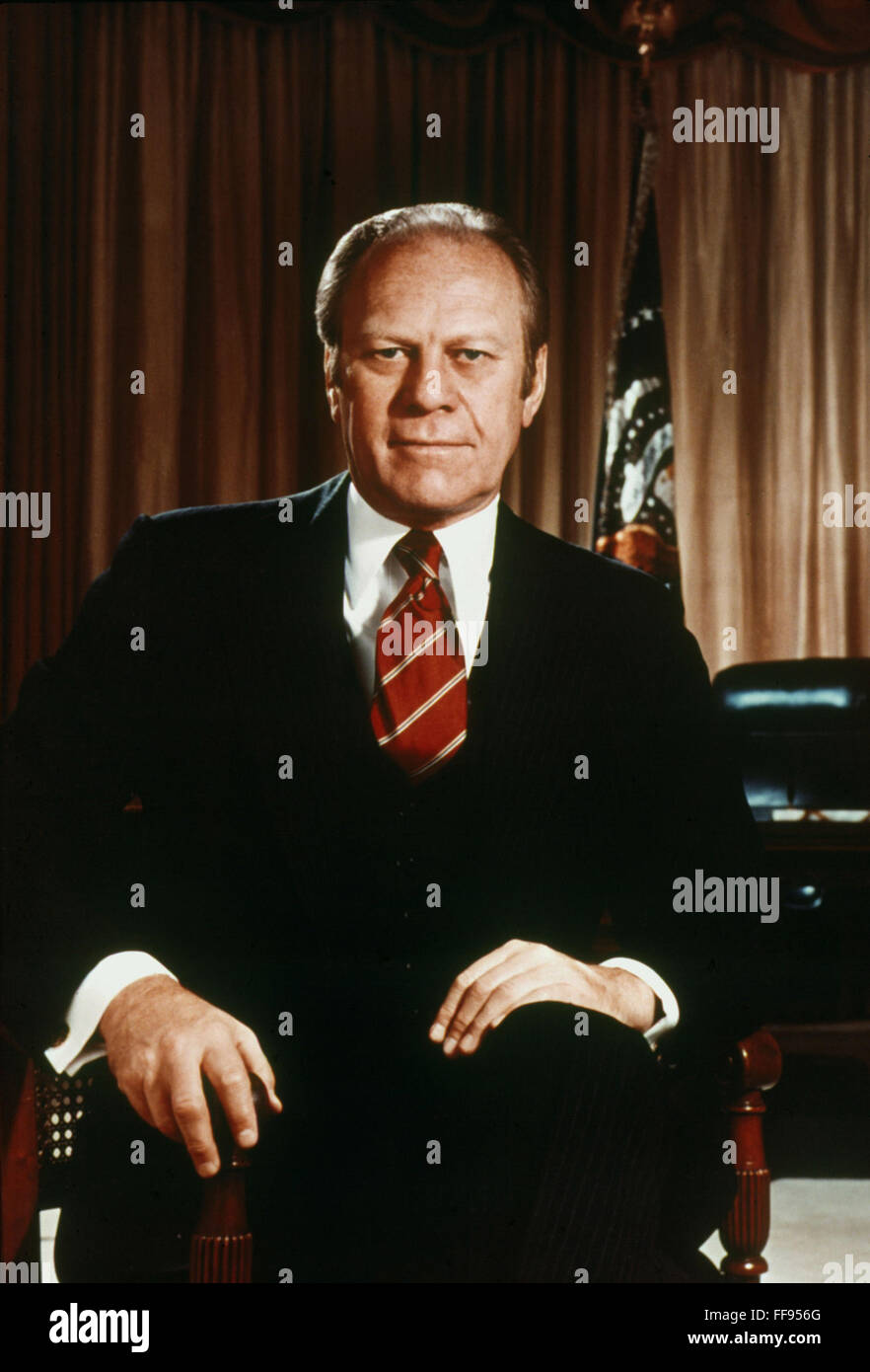 Gerald ford in oval office Banque de photographies et d’images à haute ...