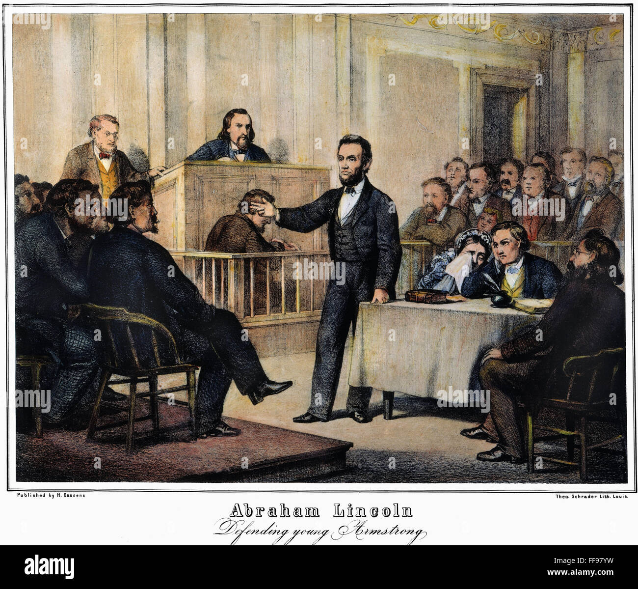 ABRAHAM LINCOLN. /NAbraham Lincoln (anachronique illustré avec une ...