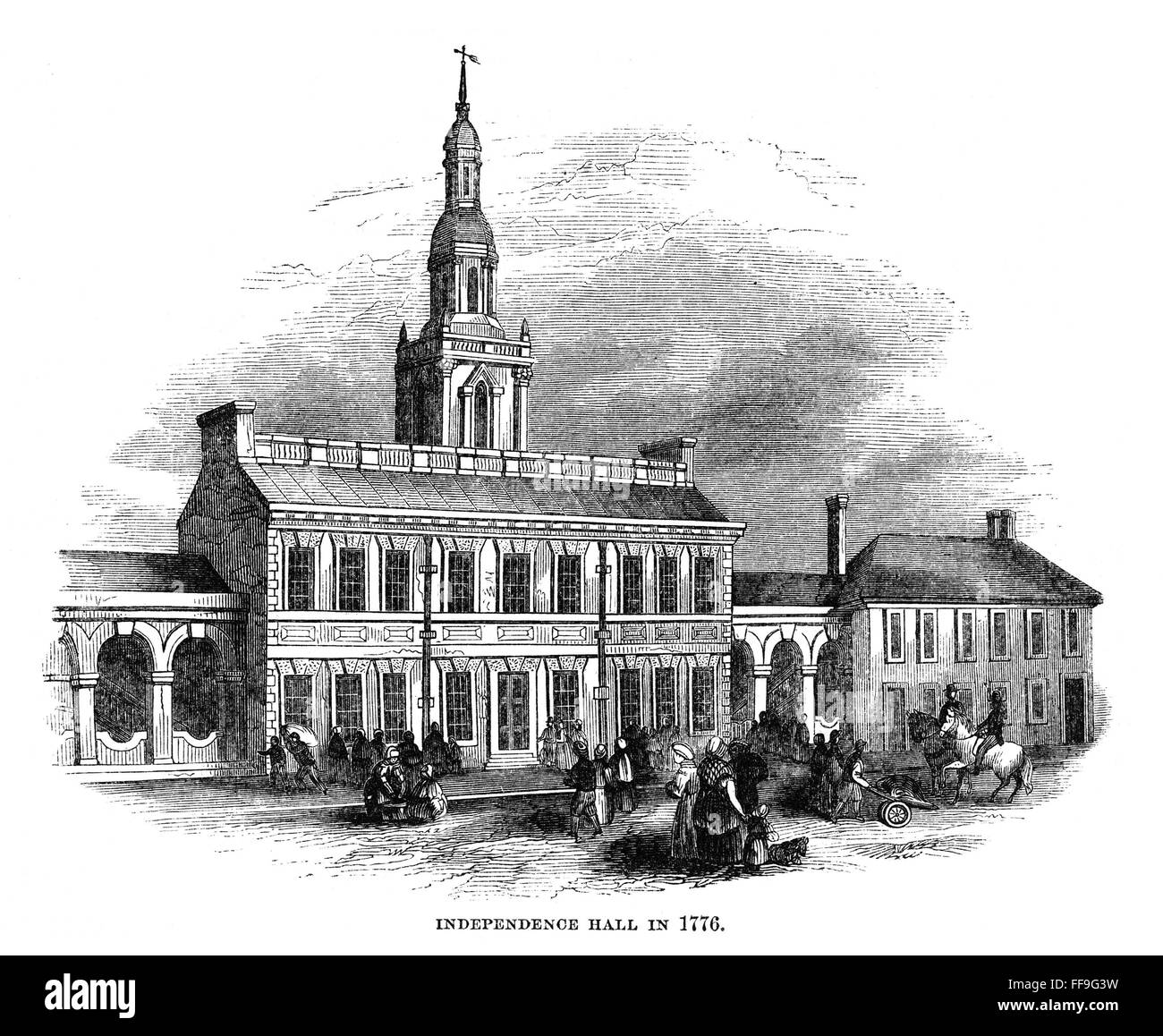 Independence hall philadelphia exterior Banque de photographies et d ...