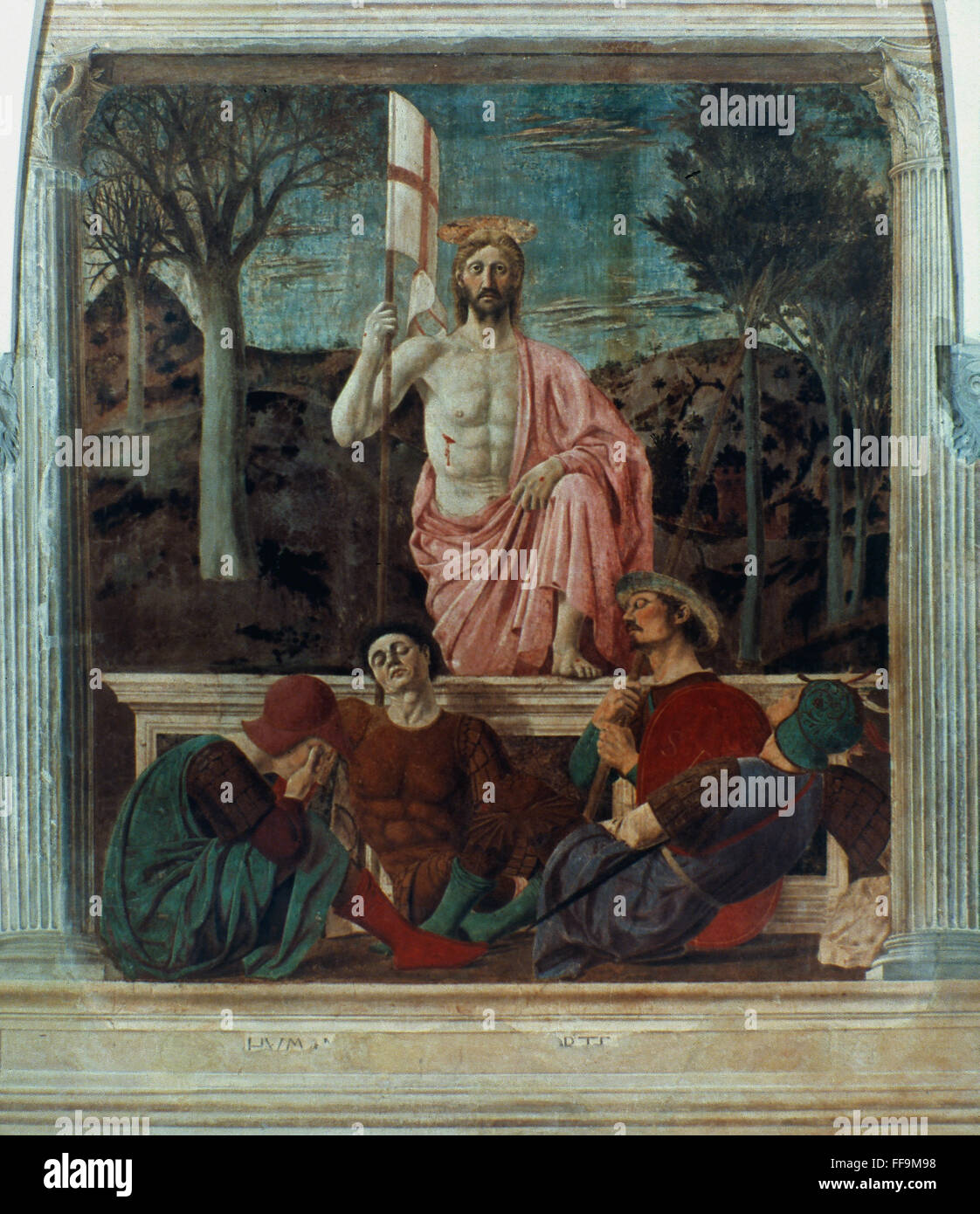 FRANCESCA : résurrection. /NFresco, fin du 15e siècle, de Piero della ...