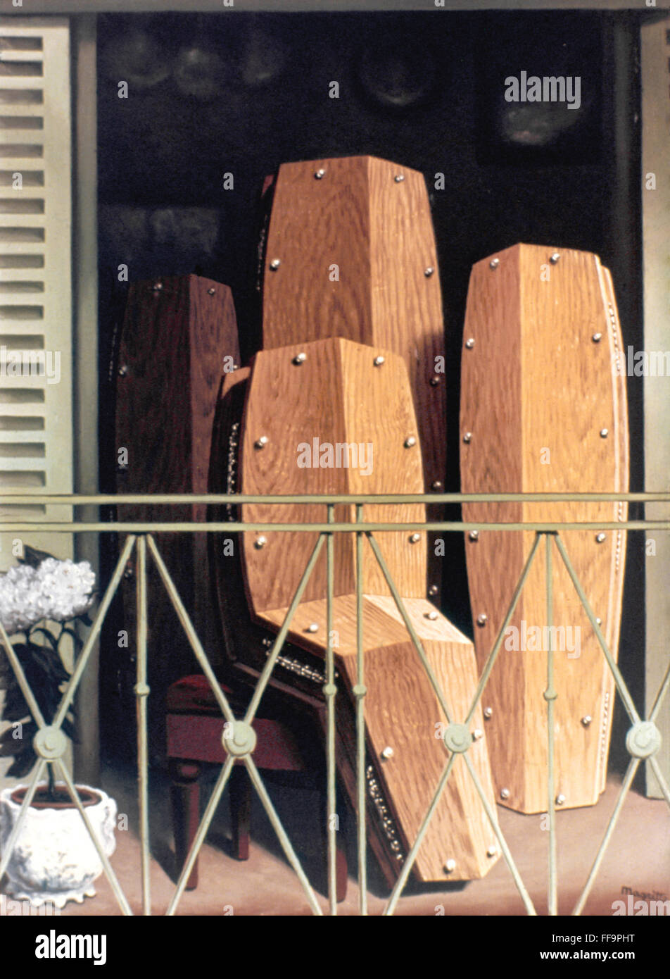 MAGRITTE : PERSPECTIVE. /NPerspective - Balcon de Manet. Tableau de ...