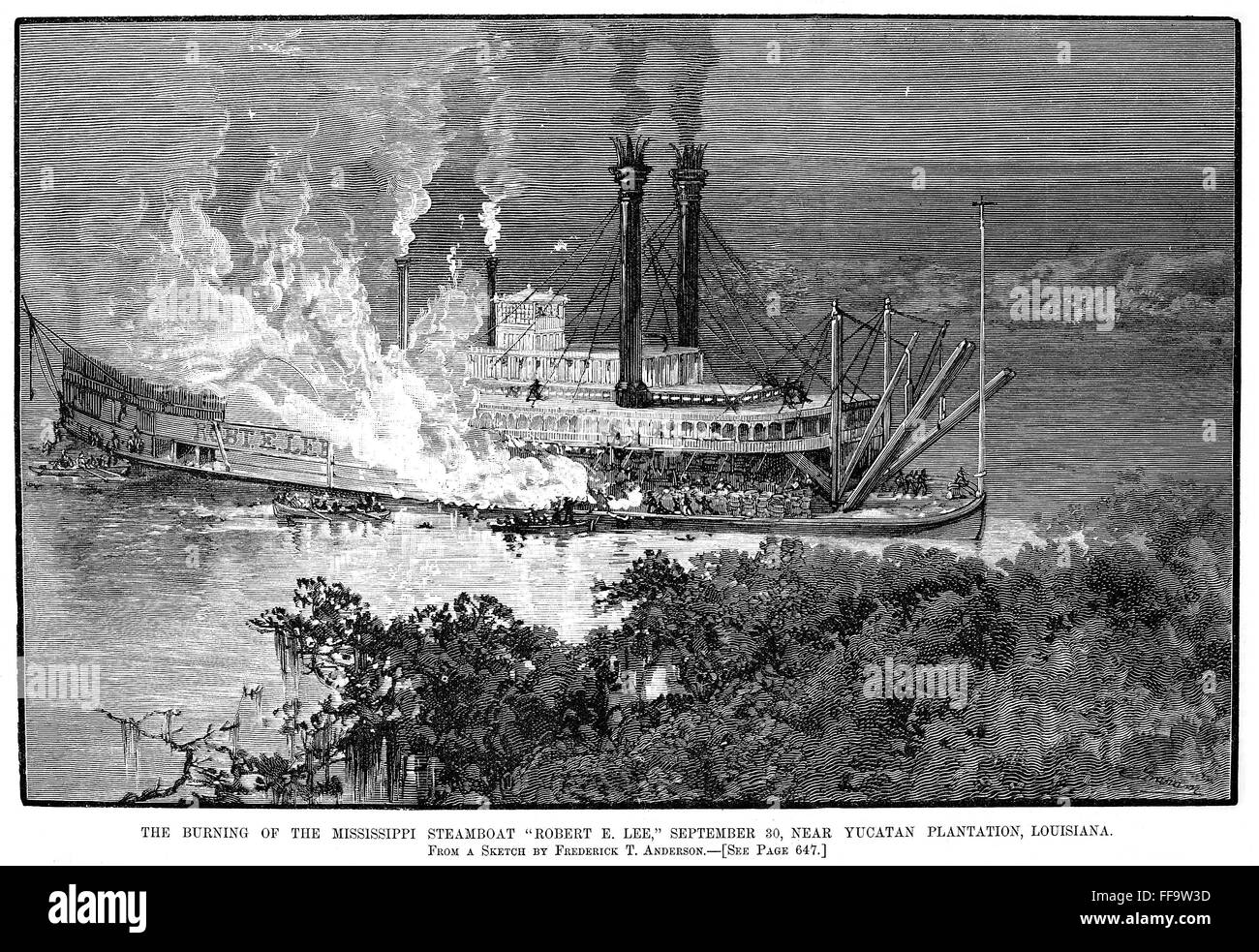 Explosion de bateau à vapeur Banque de photographies et d’images à ...