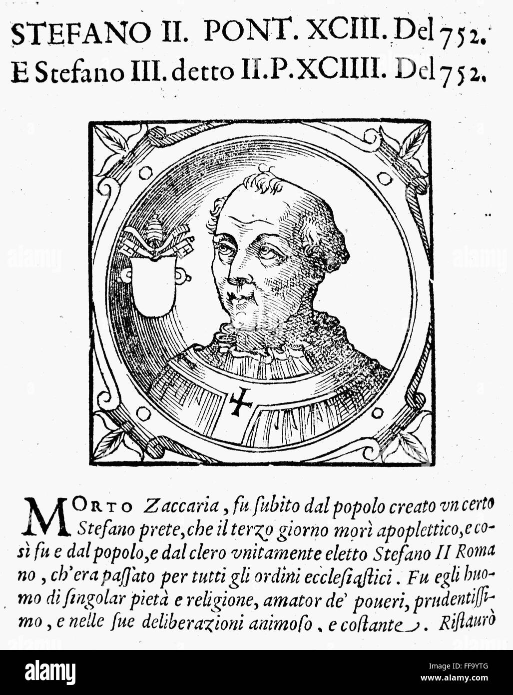 Pope stephen ii Banque de photographies et d’images à haute résolution - Alamy
